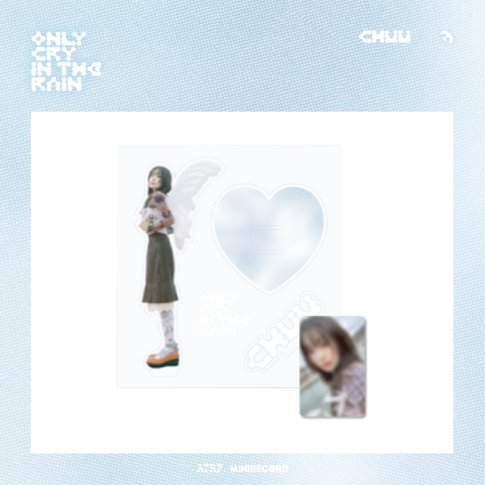 츄 CHUU - ONLY CRY IN THE RAIN OFFICIAL MD 아크릴 스탠드 – COKODIVE KOREA